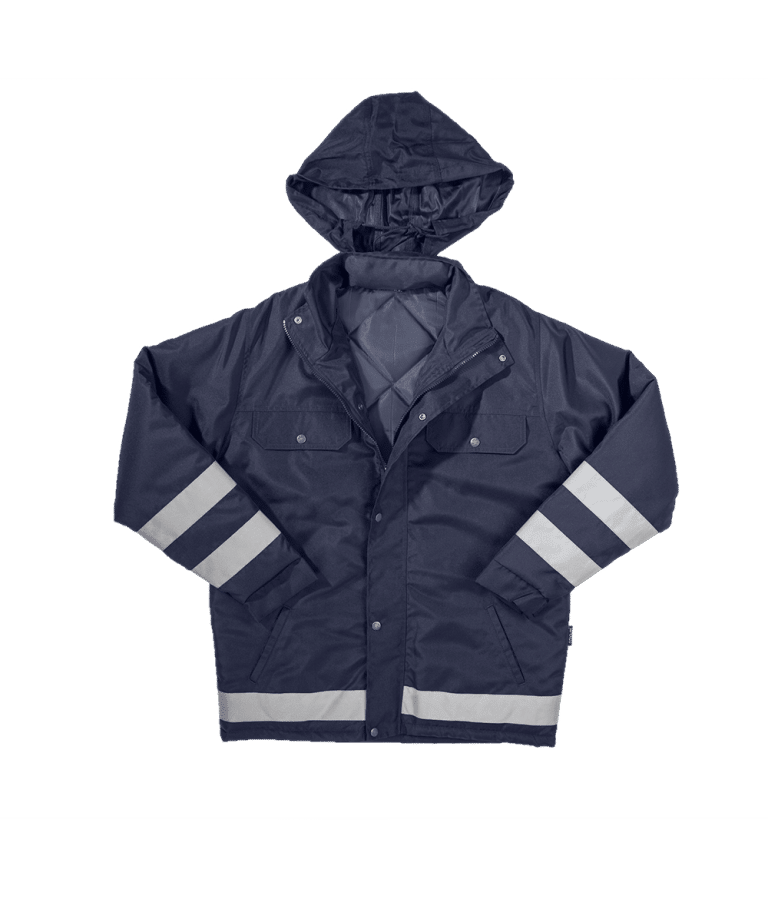 Reflective Utility Freezer Jacket