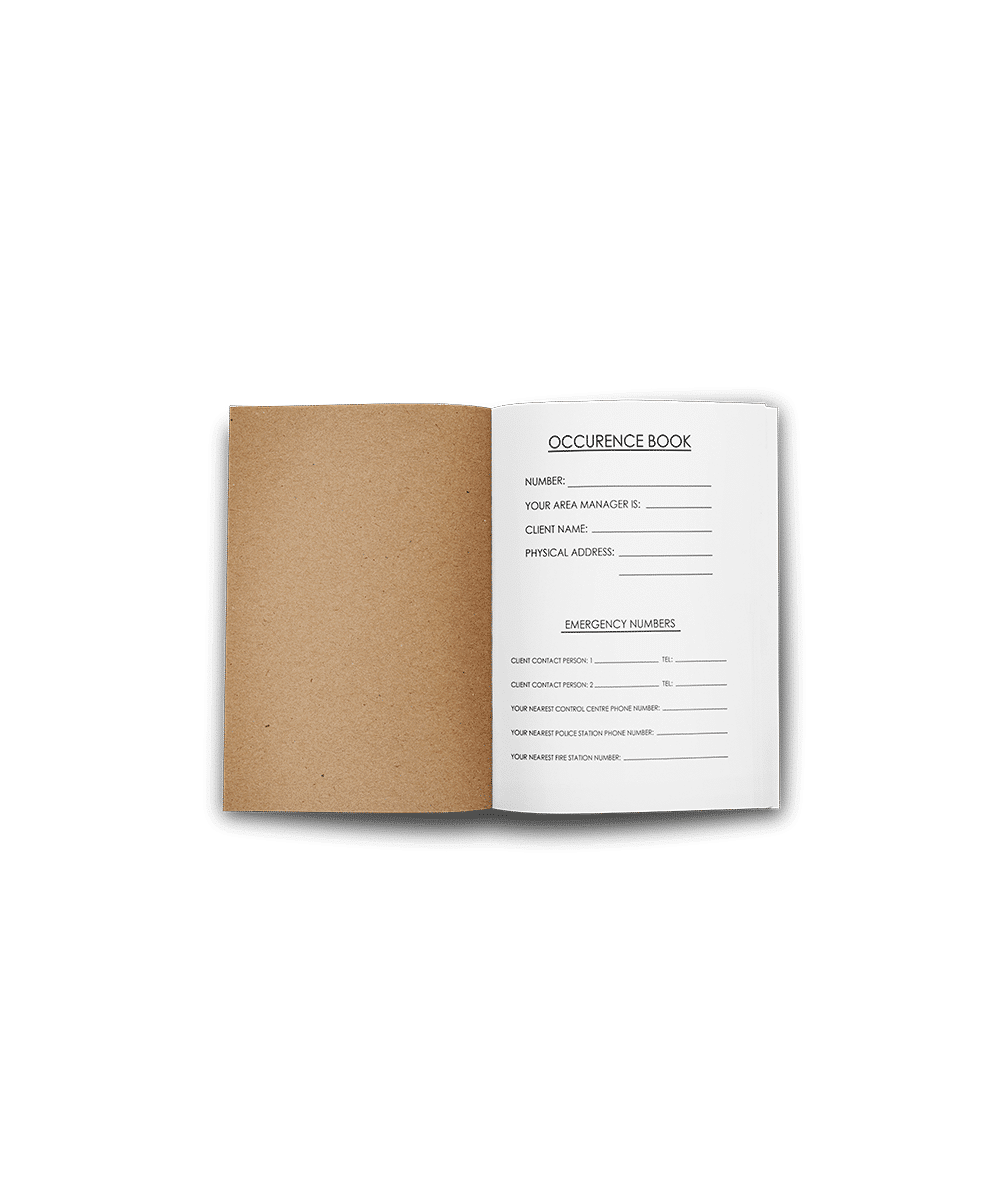 A4 OB Occurrence Book