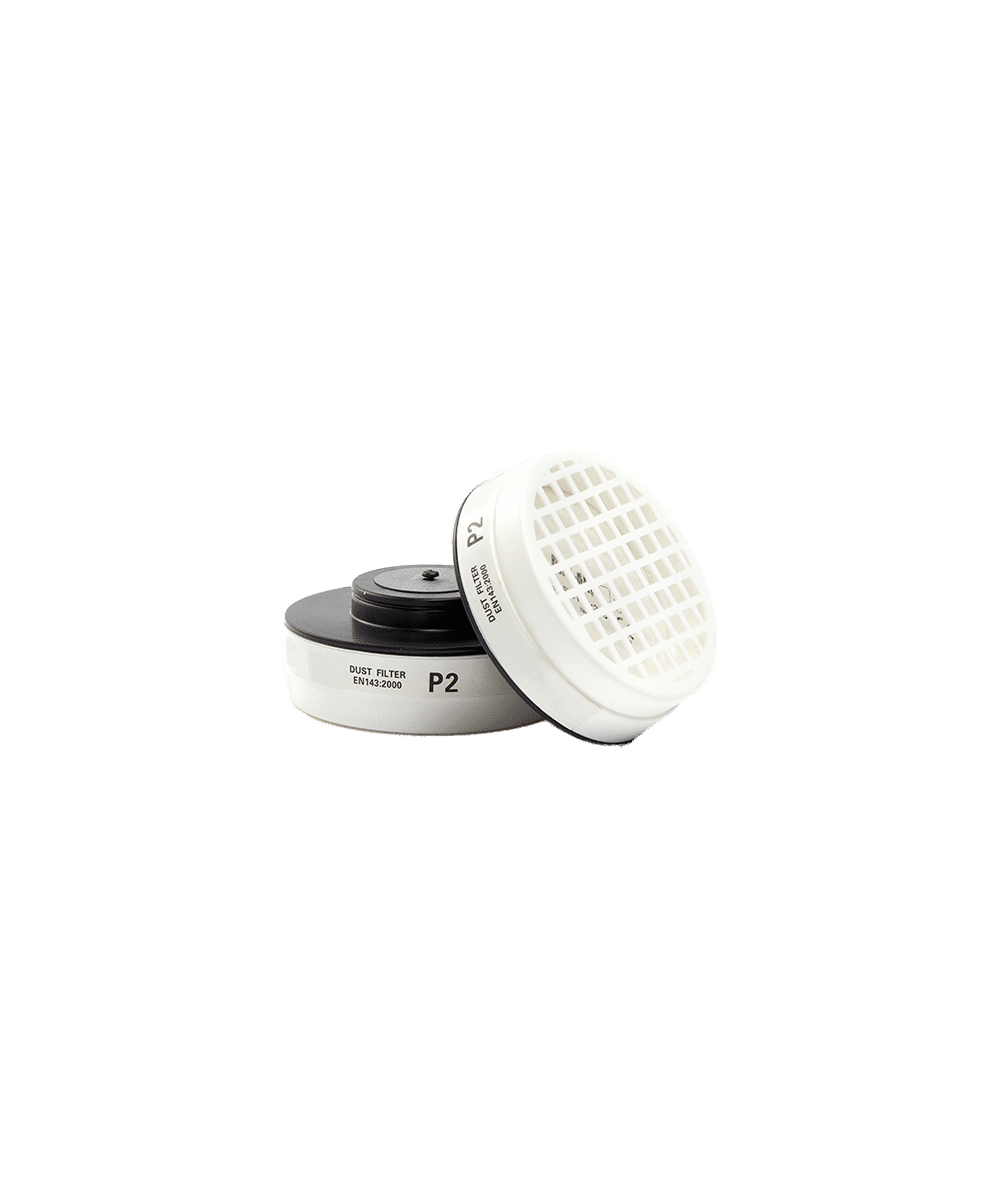 Double Respirator Cartridge P2 Dust & Fume- Set Of Two