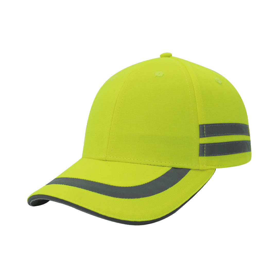 Hi Vis 6 Panel Cap